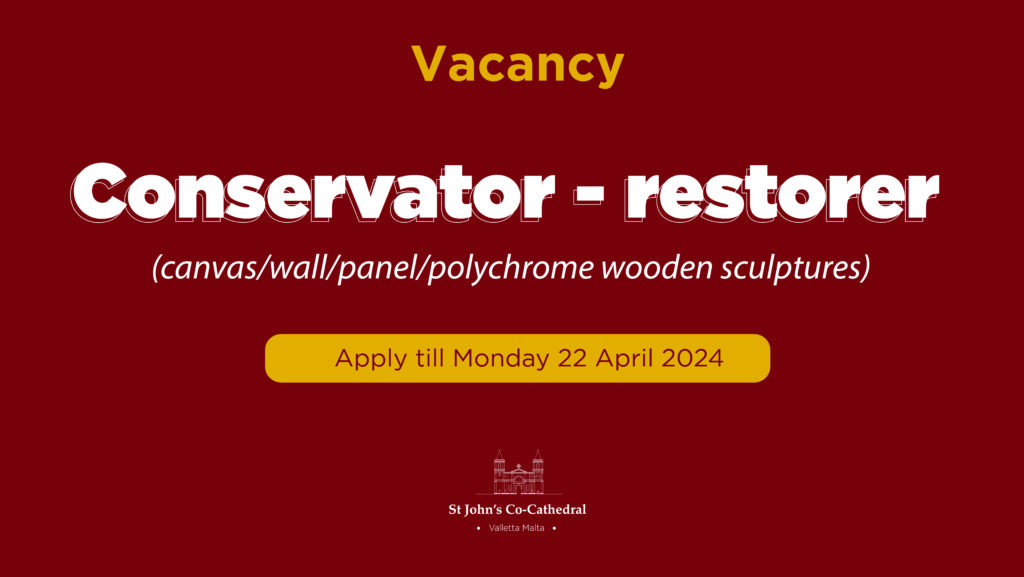 Vacancy | Conservator-restorer of paintings (canvas/wall/panel ...
